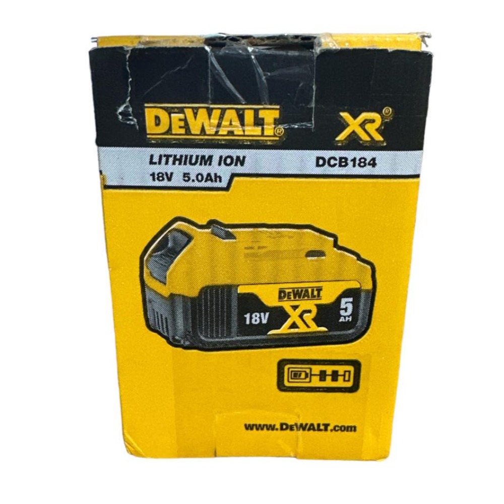 New DeWalt 18V 5Ah Battery DCB184 - NEW & SEALED - Own4Less